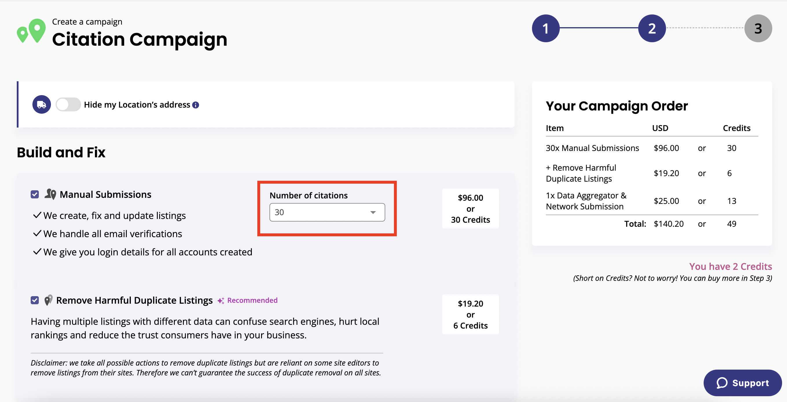 How do I update or renew a Citation Builder campaign? – BrightLocal ...