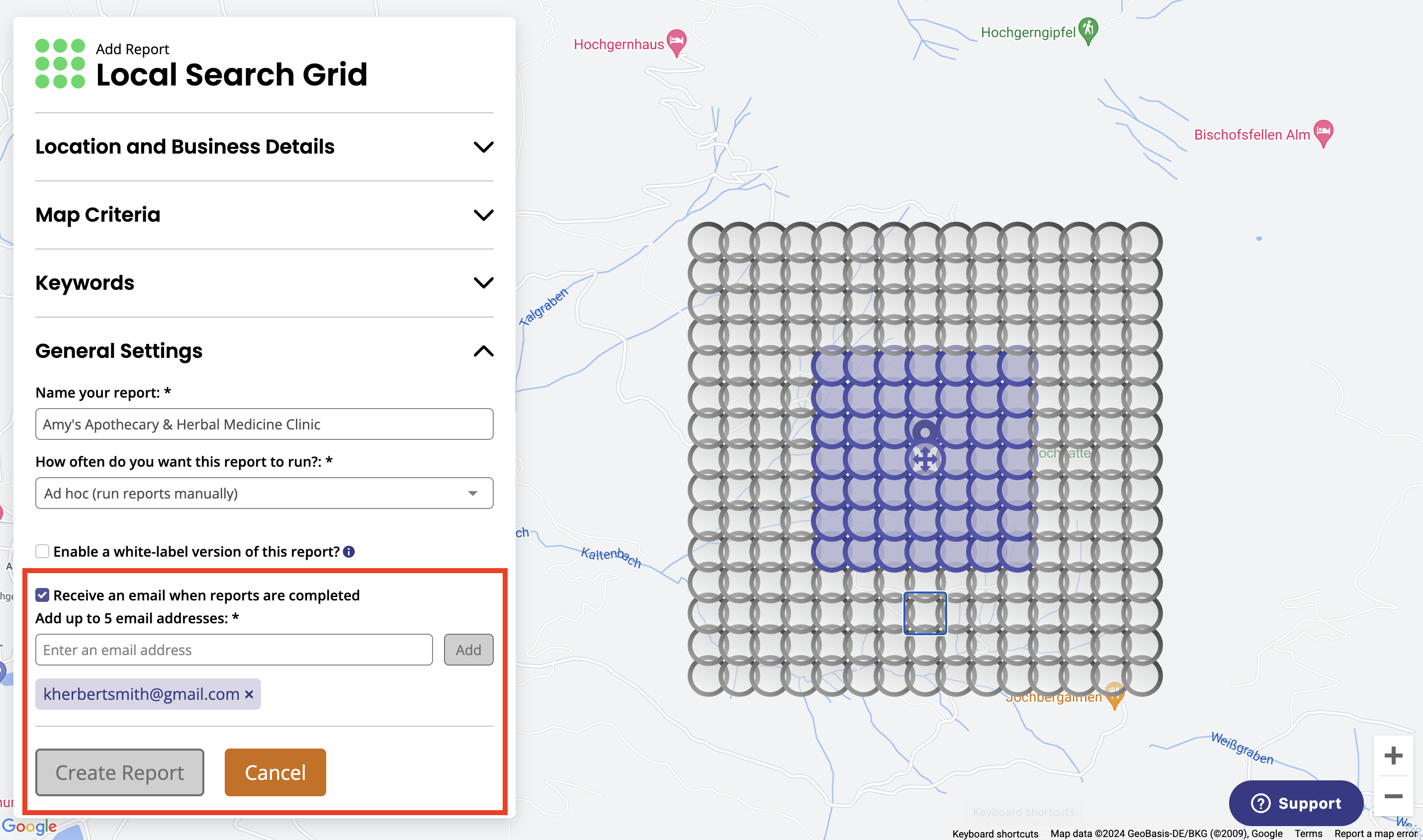 How do I create a Local Search Grid report? – BrightLocal Help Center