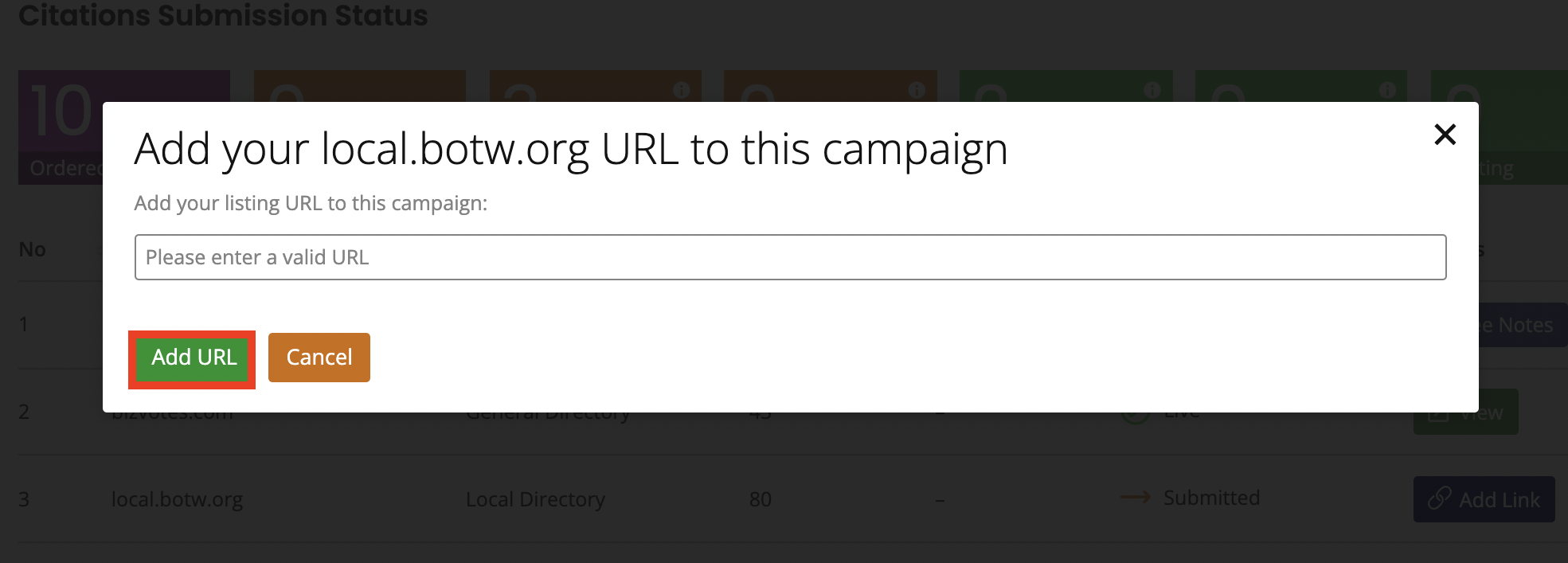 How long is my Citation Builder Campaign report updated for ...