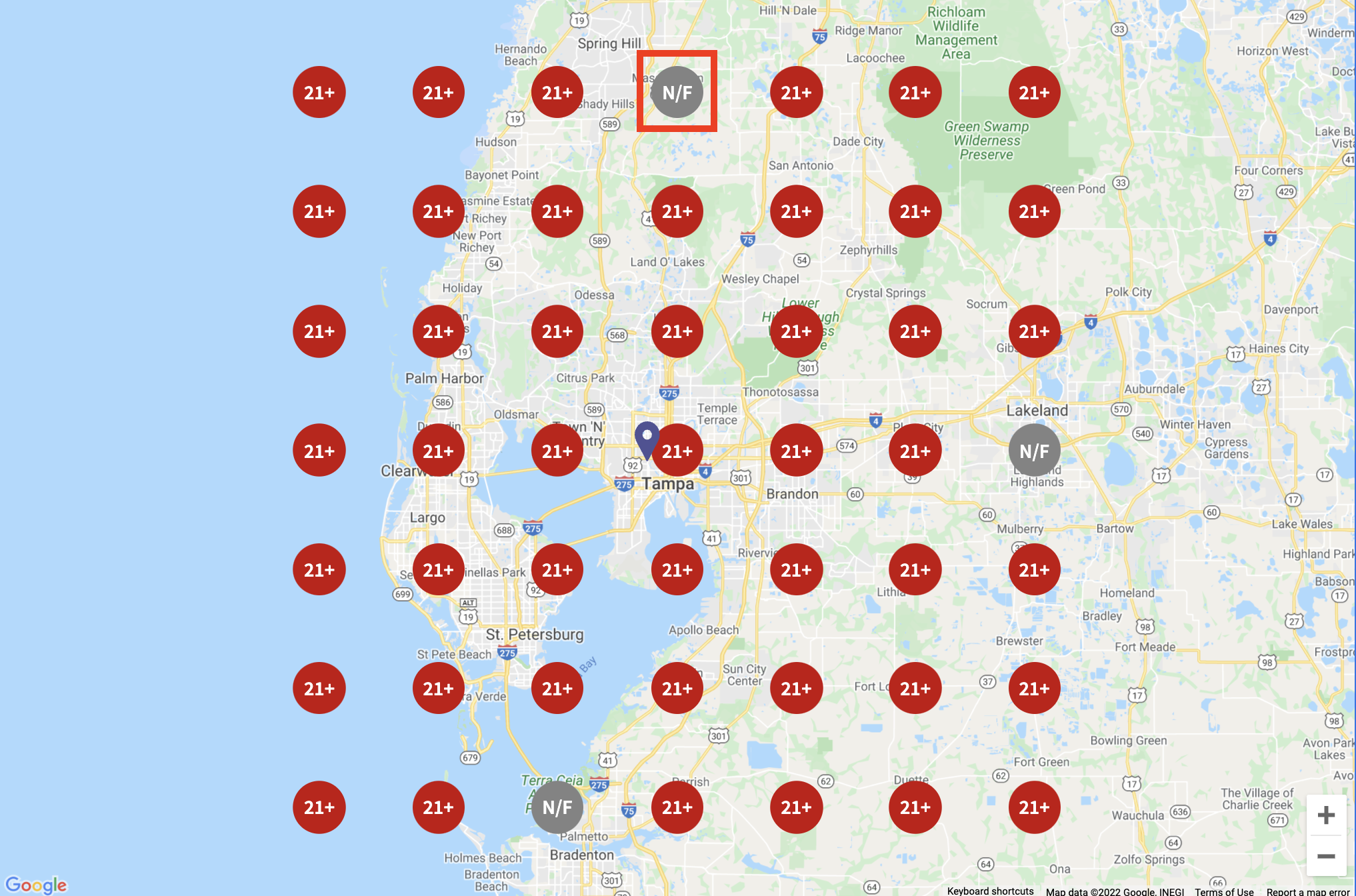 What Does NF Mean In A Local Search Grid Report BrightLocal Help Center