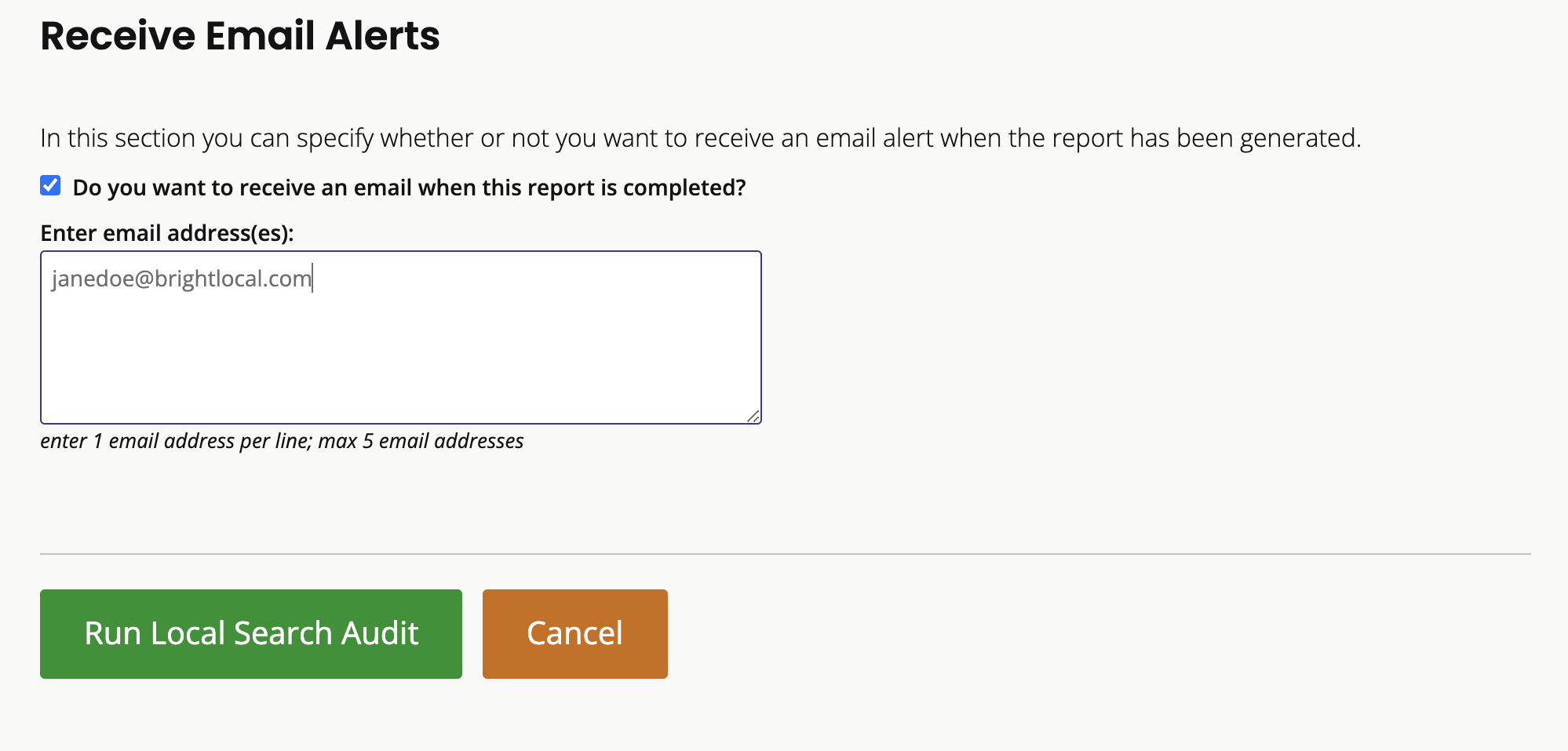 How can I create a Local Search Audit Report? – BrightLocal Help Center